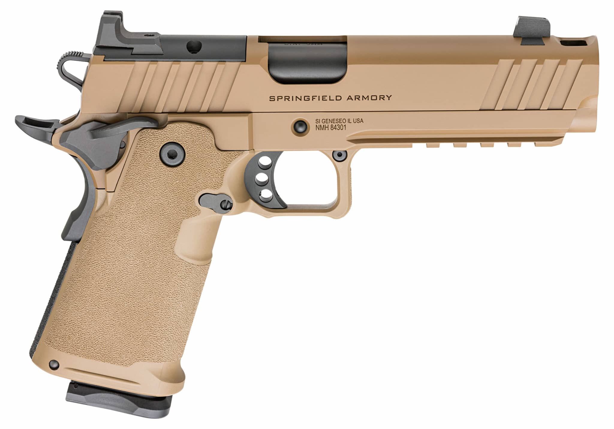 1911 DS Prodigy™ Comp AOS 9mm Handgun 5" – Coyote Brown - GLW